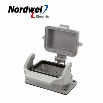 HARTING | 6B-ASG1-LB-K-16 | HOUSING CONNECTOR CLOSED FLANGE SOCKET CASE ...